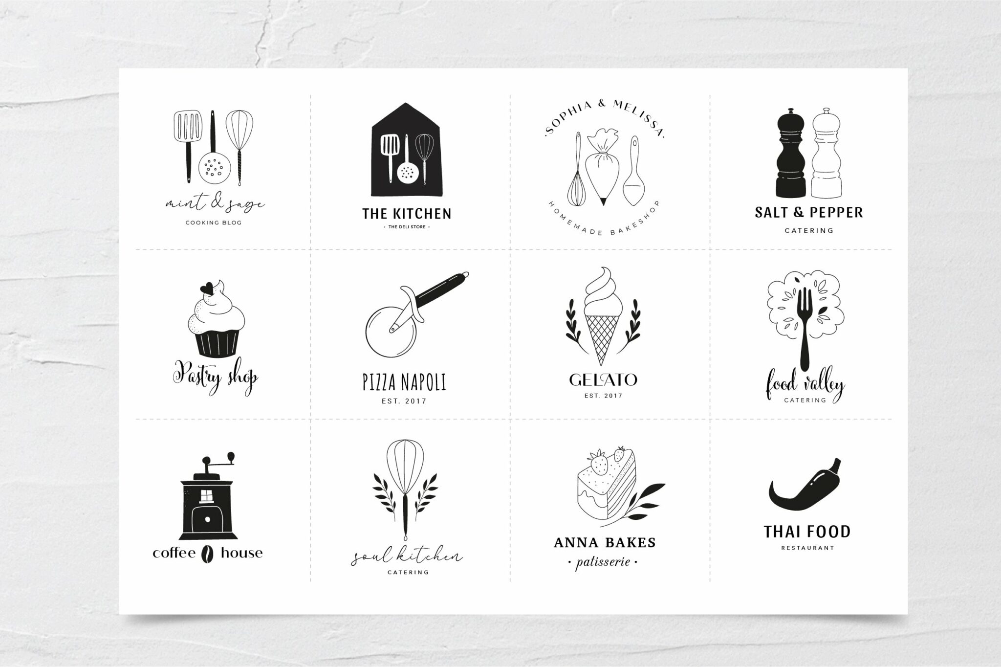 Cook & Bake logos collection – MasterBundles