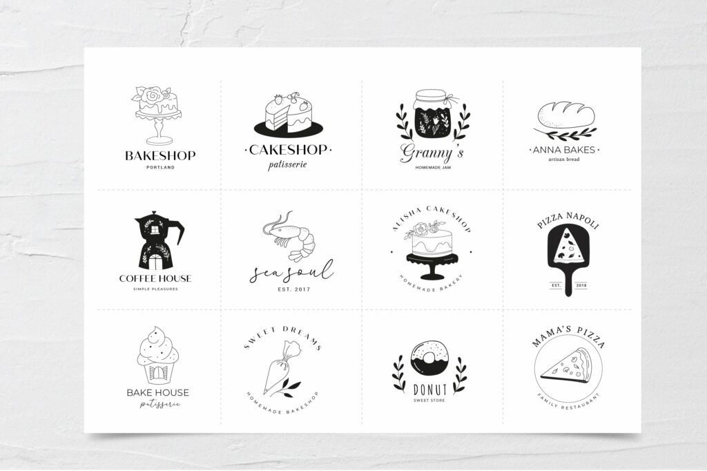 Cook & Bake logos collection – MasterBundles