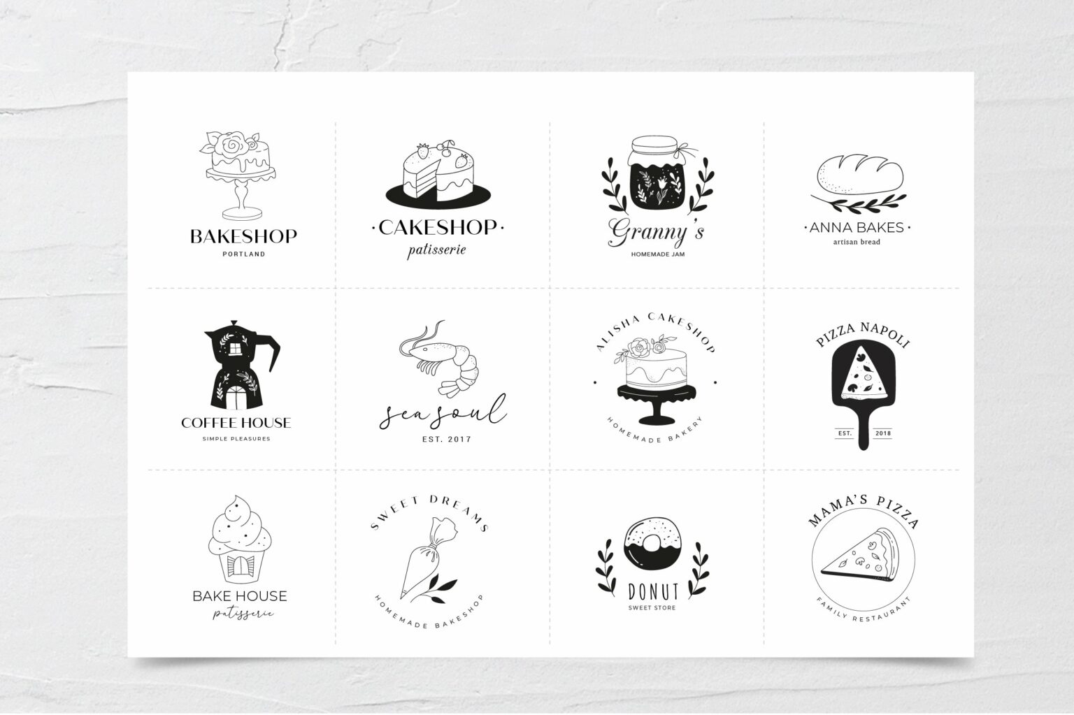 Cook & Bake logos collection – MasterBundles