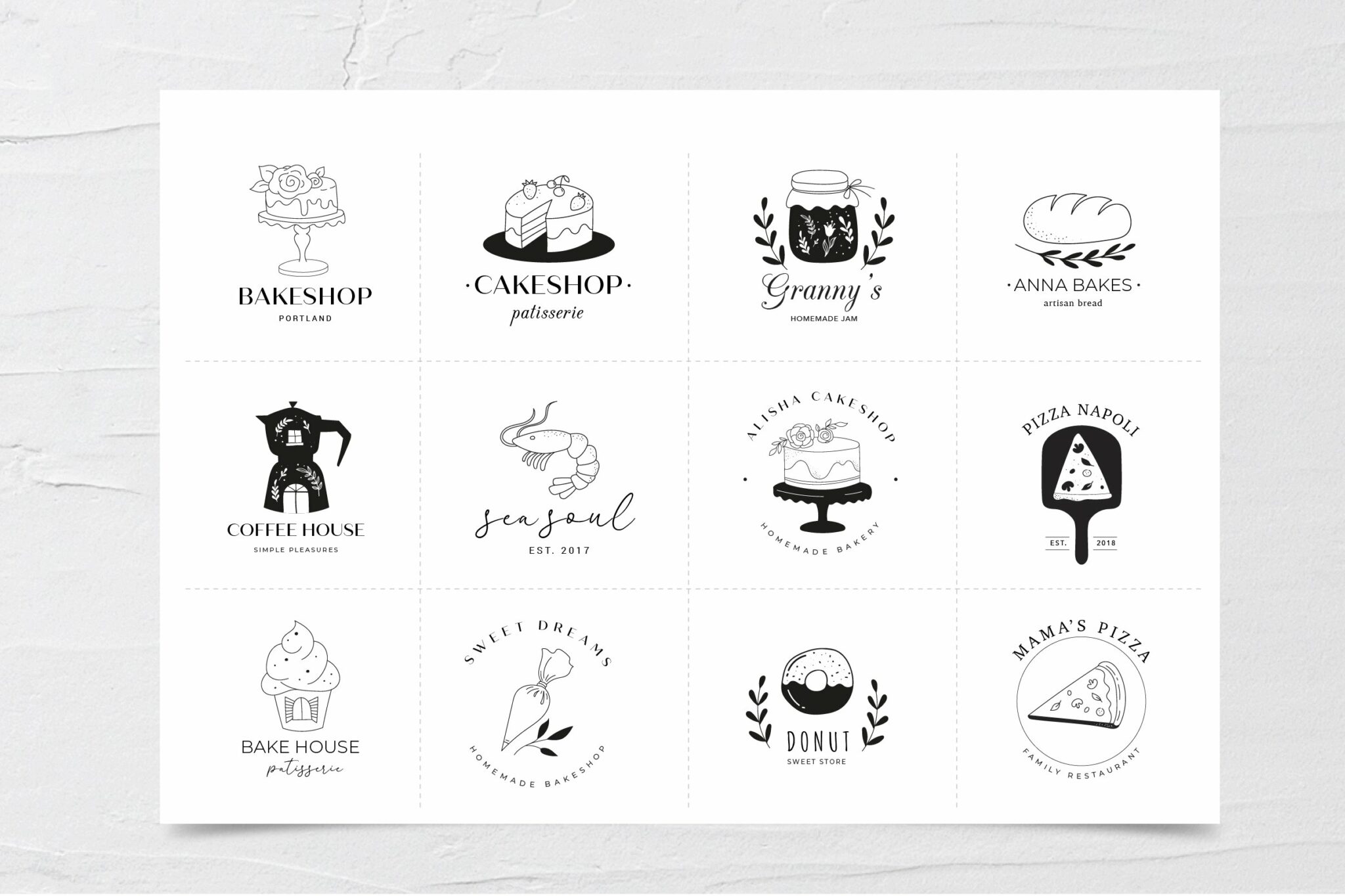 Cook & Bake logos collection – MasterBundles