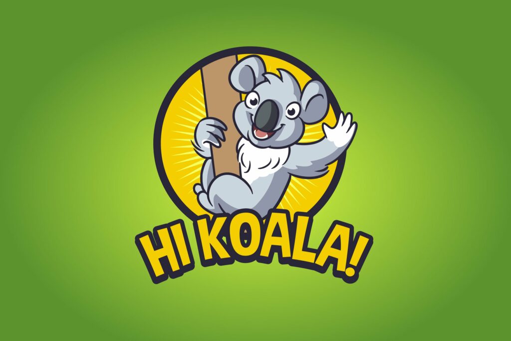 Hallo Koala Logo – MasterBundles