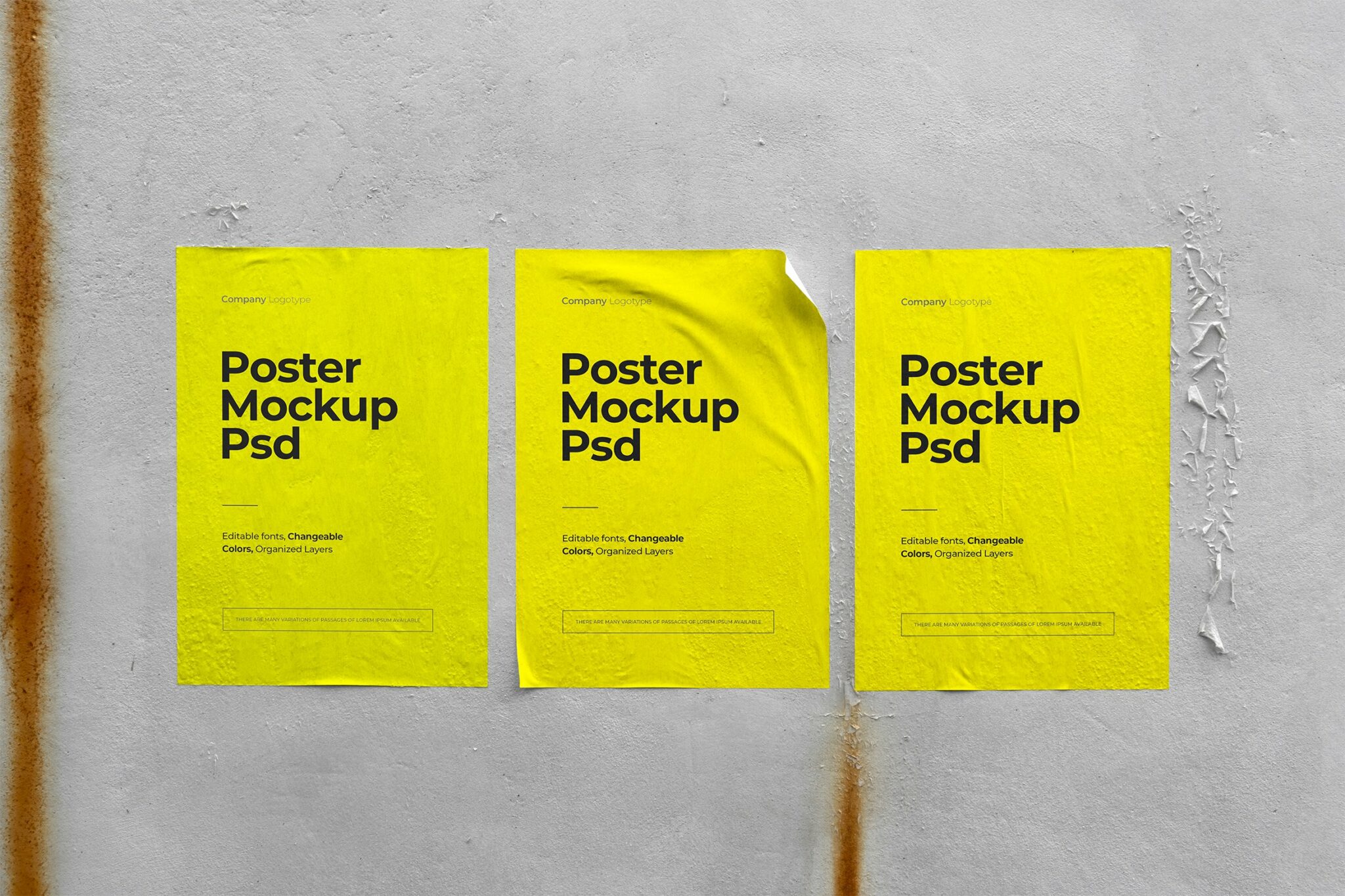 A4 Urban Poster Mockup – MasterBundles