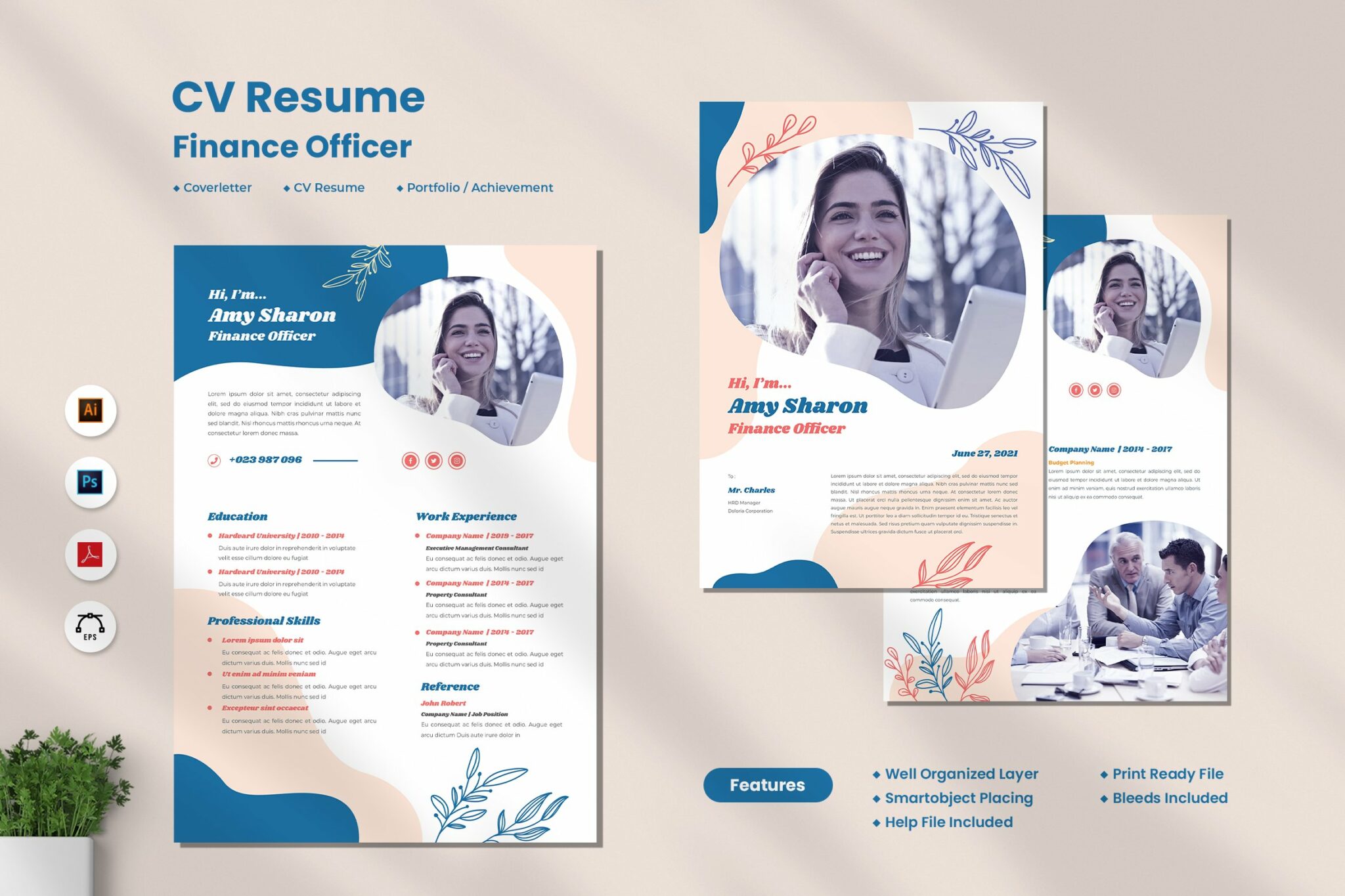 Finance Officer CV Resume – MasterBundles