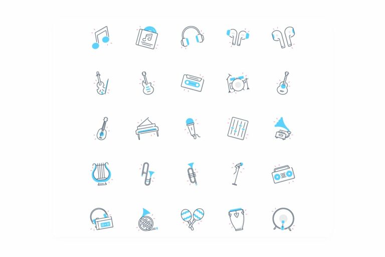 Music Icons – MasterBundles