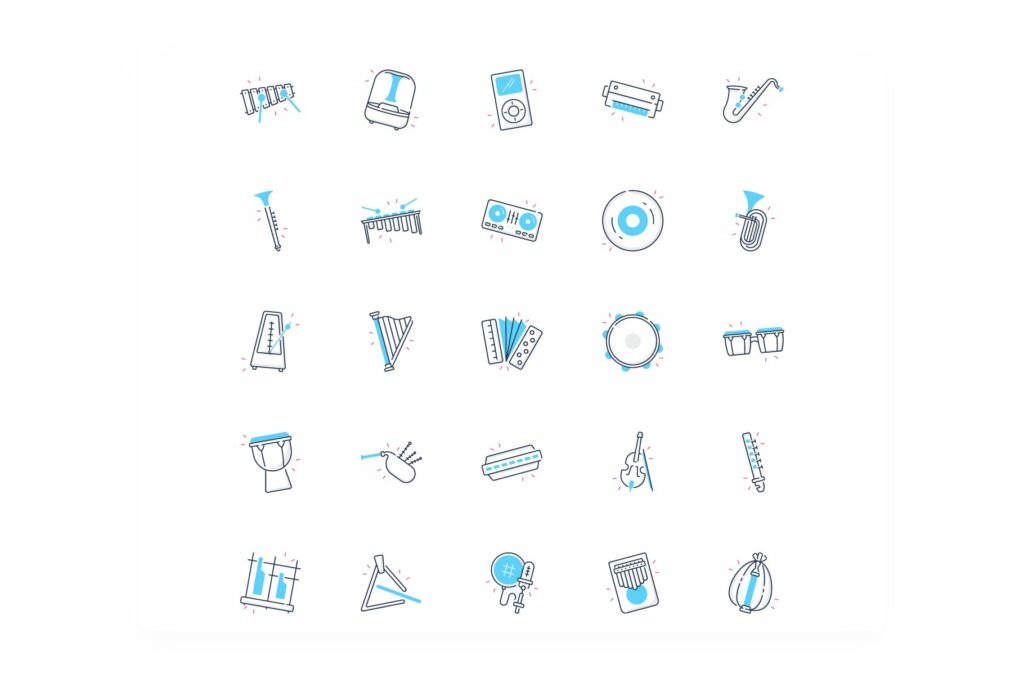 Music Icons – MasterBundles
