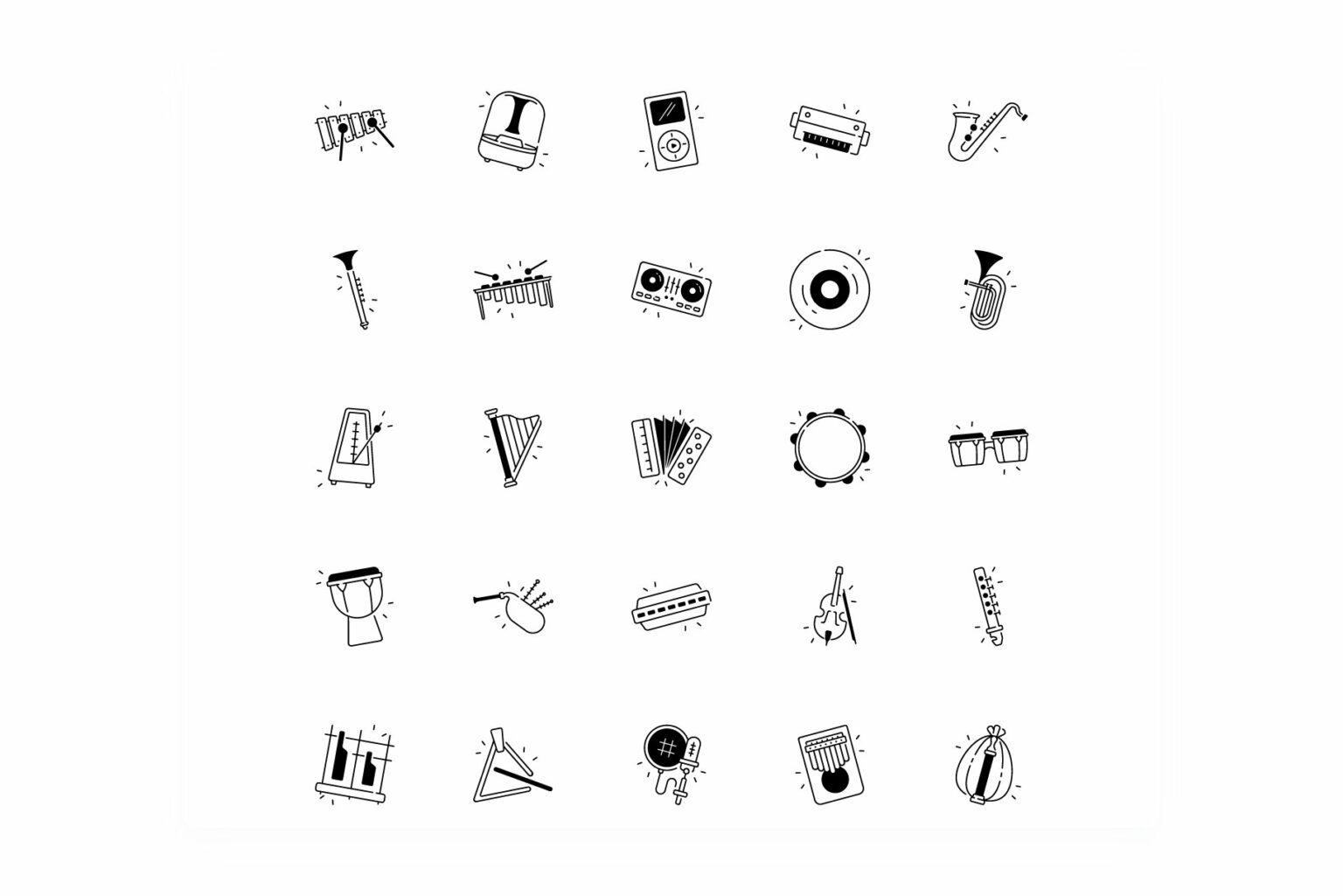 Music Icons – MasterBundles