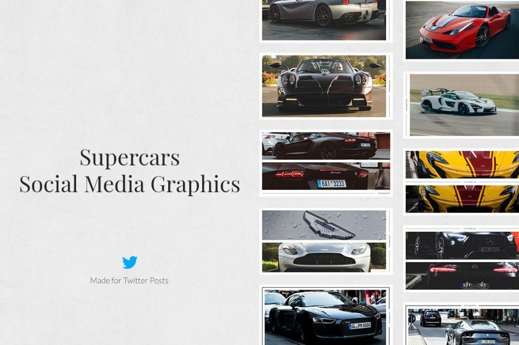 Supercars Twitter Posts – MasterBundles