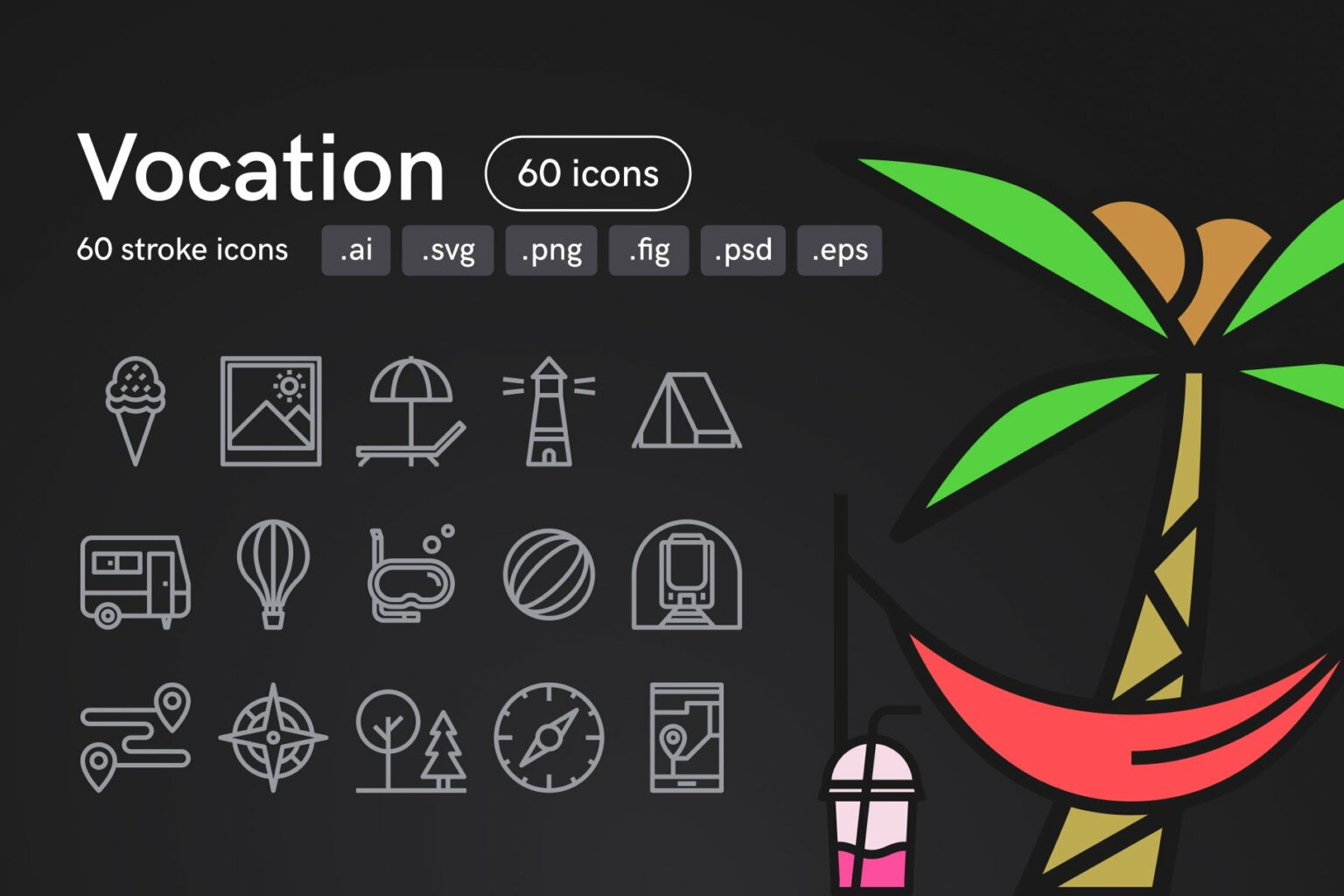 Vocation Icons (60 Icons) – MasterBundles