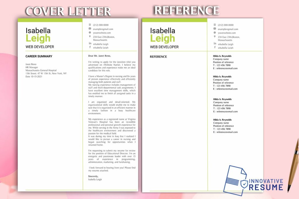 Web Developer Resume/CV Template – MasterBundles