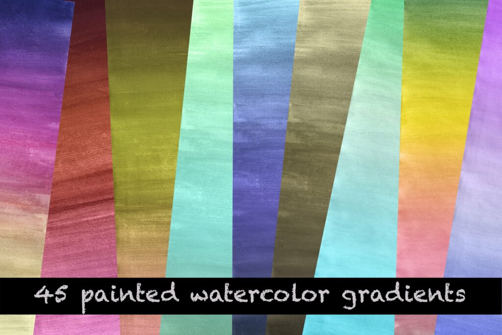 Water Colour Gradients Backgrounds – MasterBundles