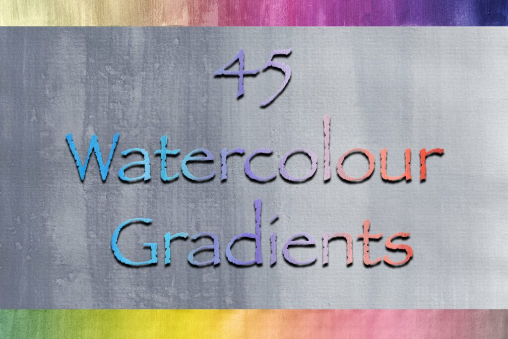 Water Colour Gradients Backgrounds – MasterBundles