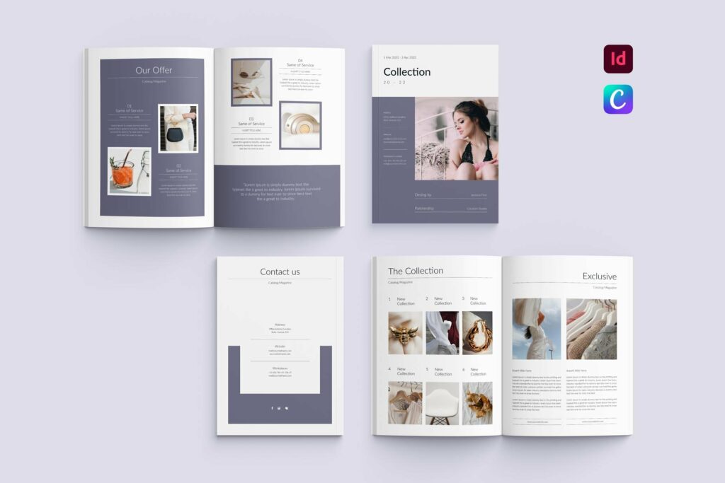 Catalog Magazine Template – MasterBundles