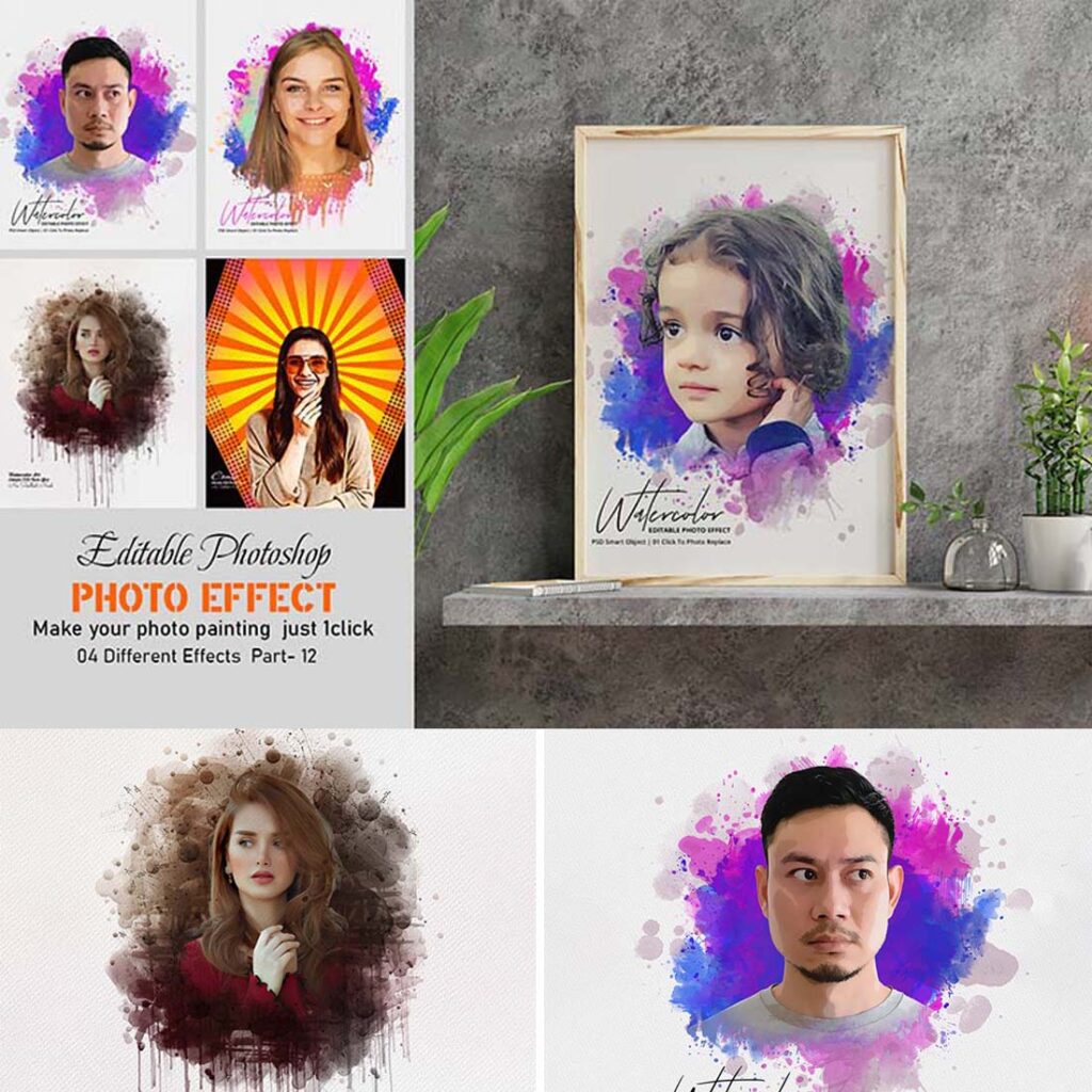 Photoshop Editable Photo Effect - MasterBundles