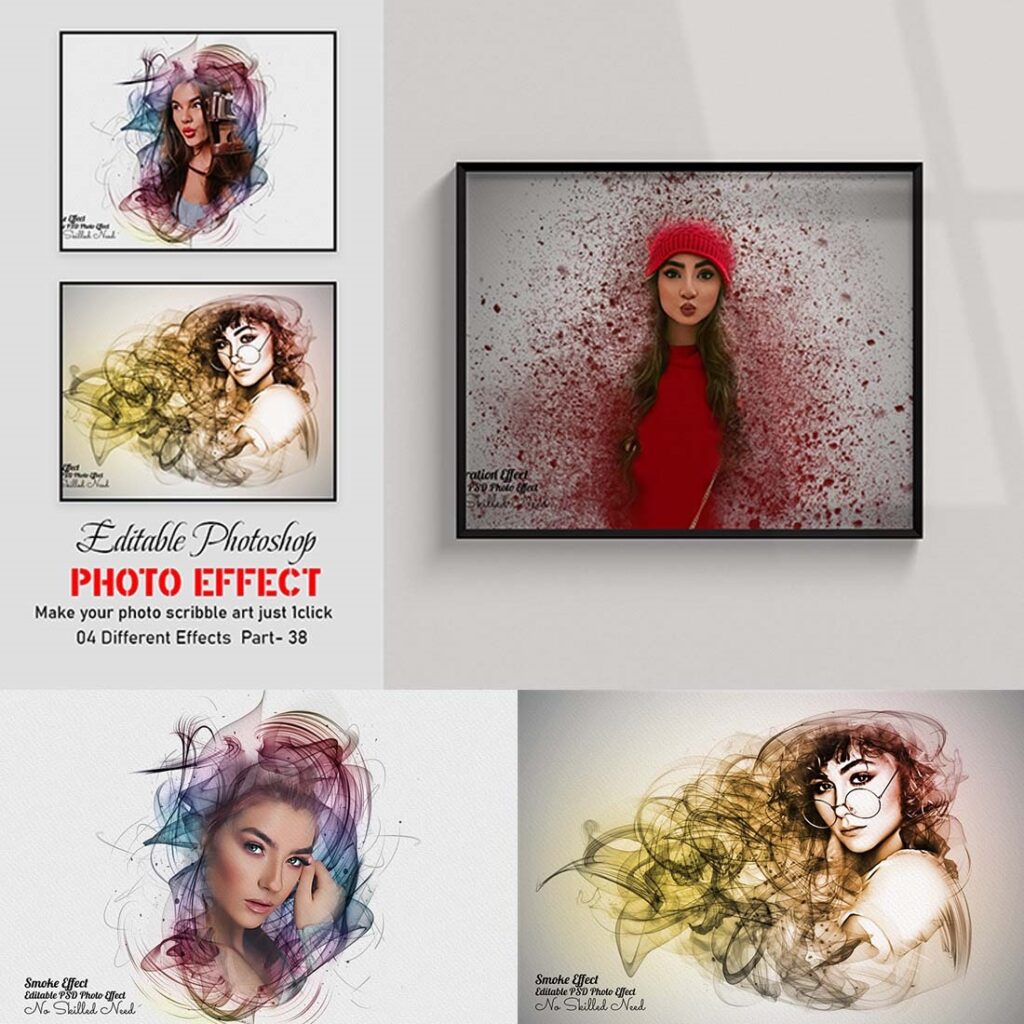 Photoshop Editable Photo Effect - MasterBundles