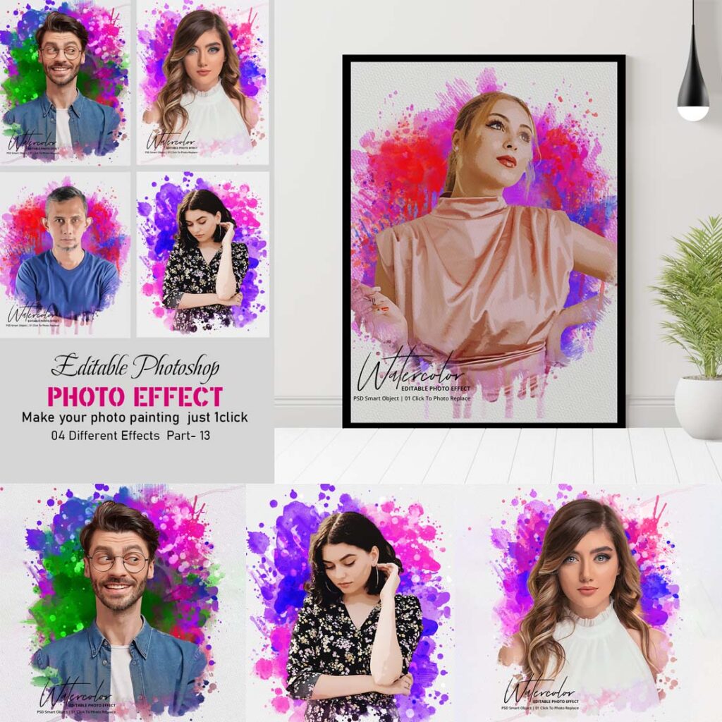 Painting Colorful Photo Effect - MasterBundles