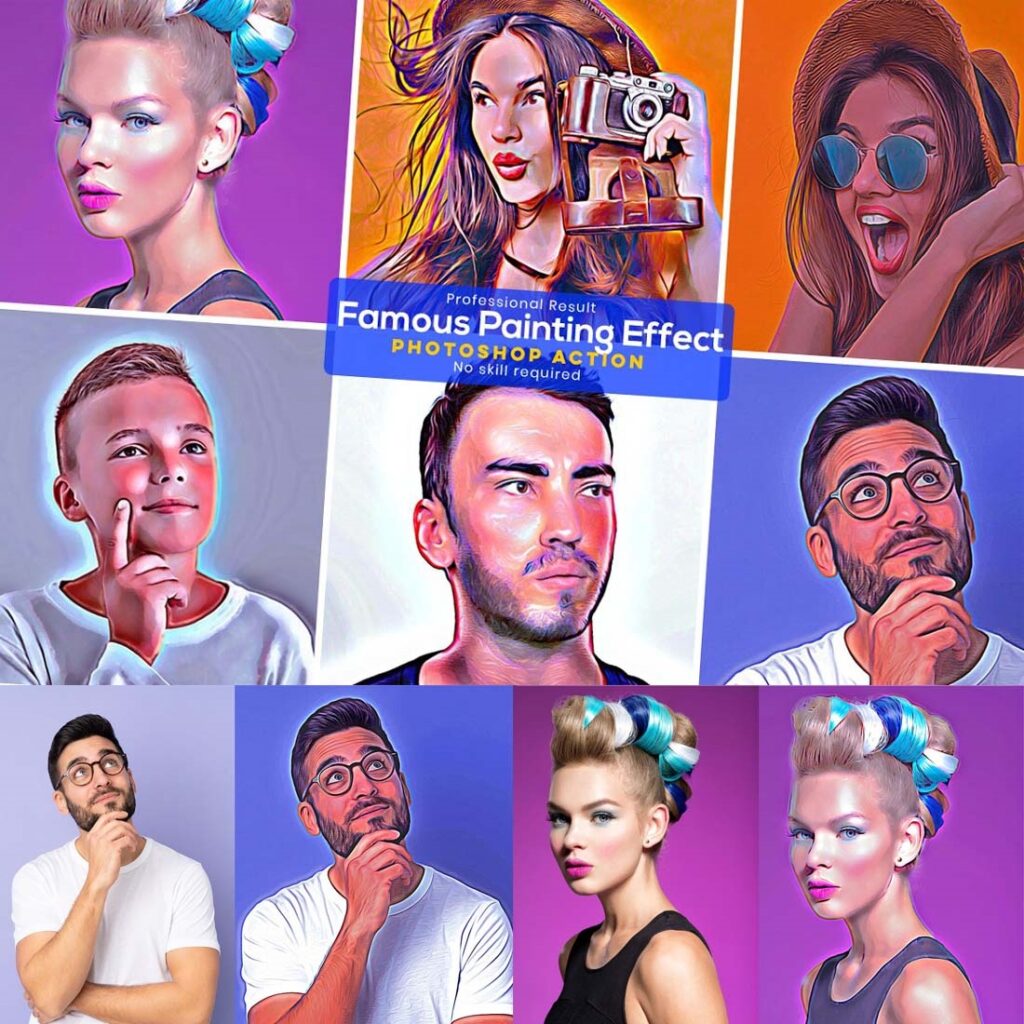 Famous Painting Effect - MasterBundles