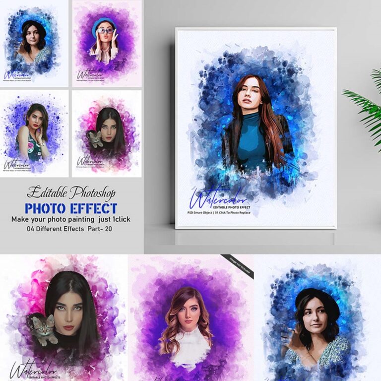 Editable Photoshop Photo Effect - MasterBundles