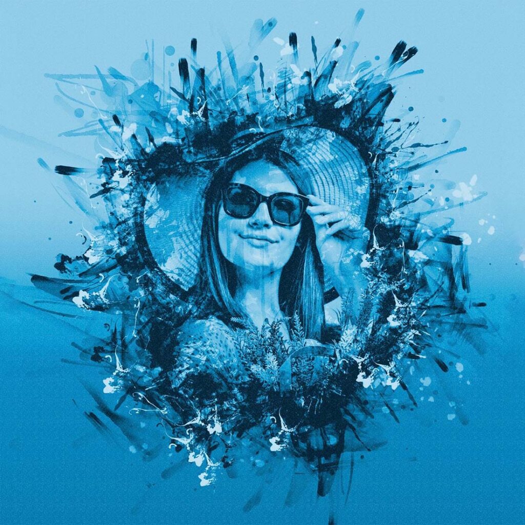 Ink Art Manipulation Photoshop Action - MasterBundles