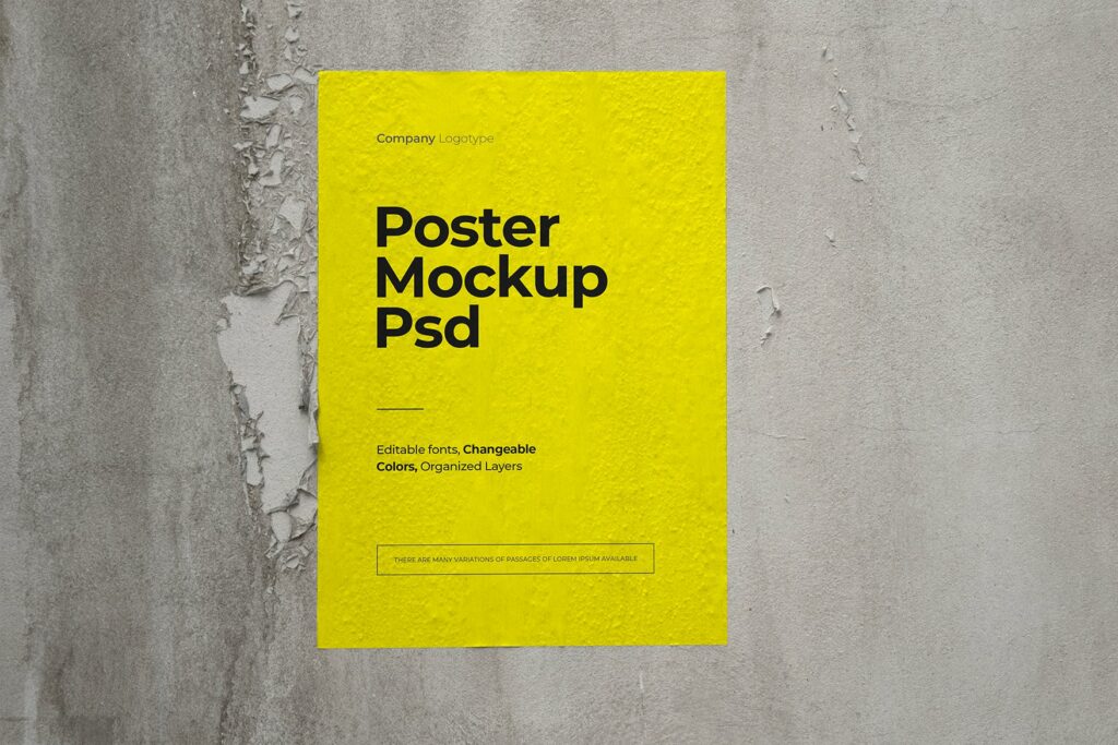 A4 Urban Poster Mockup – MasterBundles