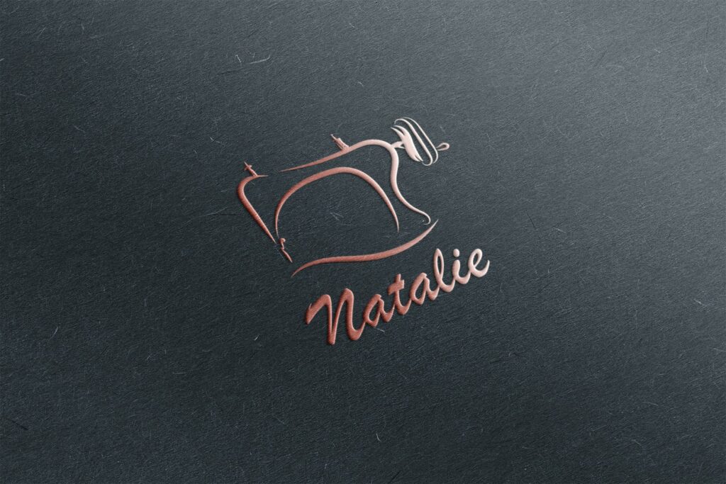 Natalie. Calligraphic Logo Template – MasterBundles
