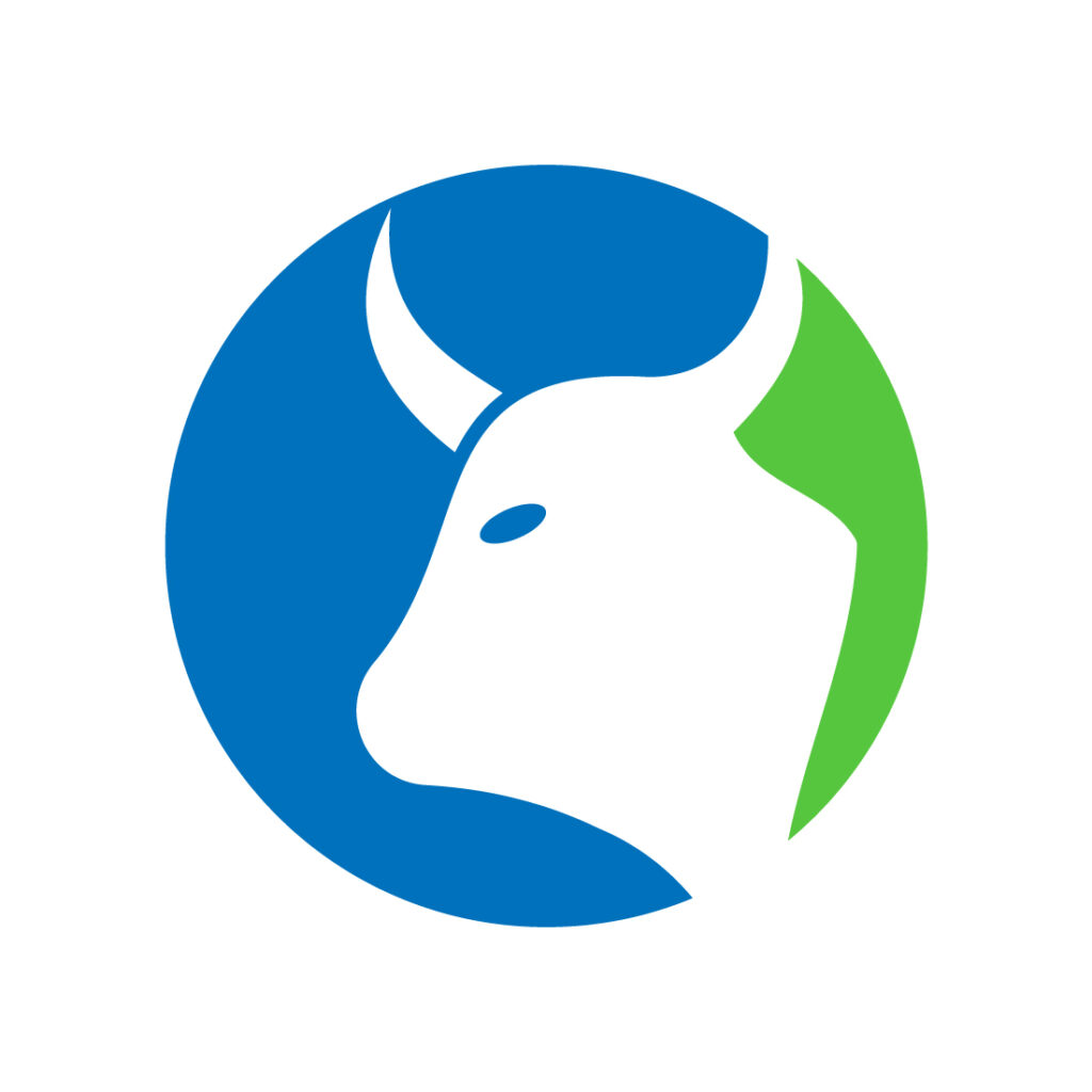 Creative Cow head logo design, Vector design template - MasterBundles