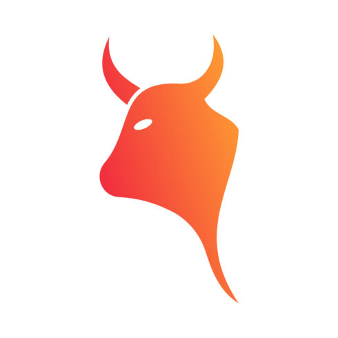 Creative Cow head logo design, Vector design template - MasterBundles