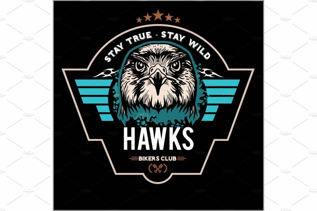 Hawks head logo Template, Hawk – MasterBundles