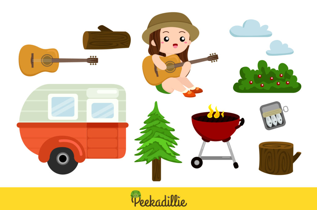 Happy Kids Doing Nature Fun Outdoor Camping Activity on Holiday ...