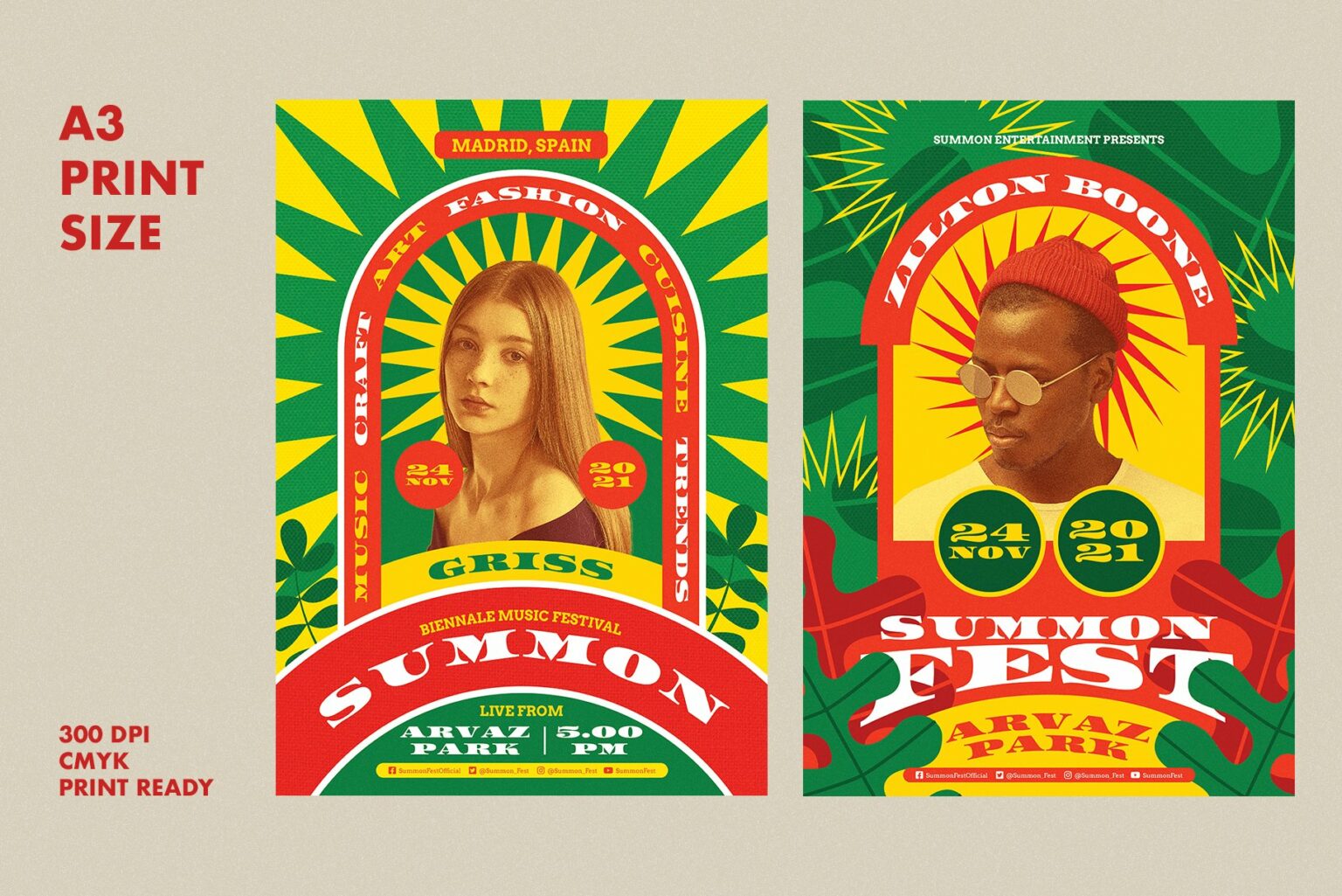 Creative Festival Poster Templates – MasterBundles