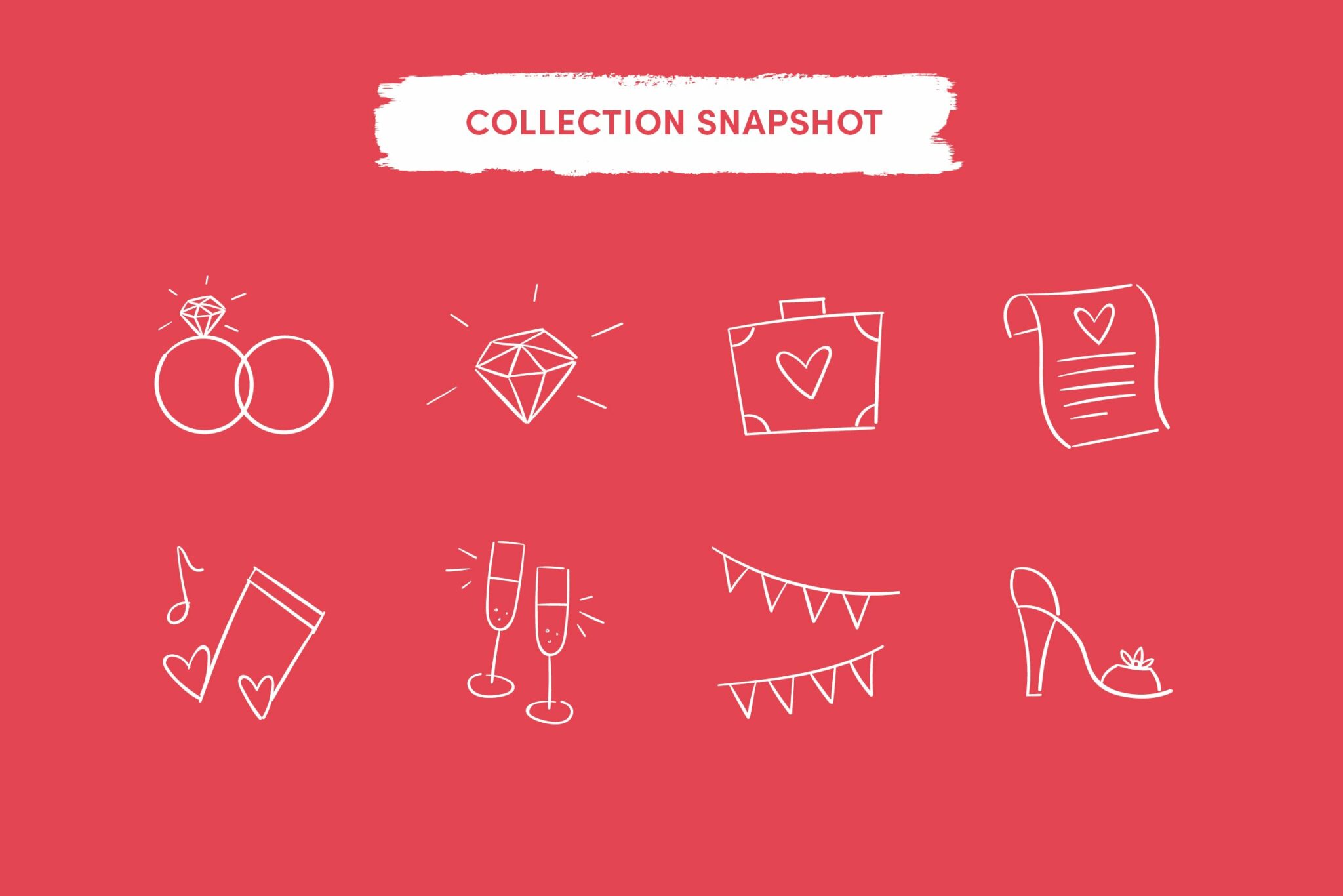 Wedding, Love & Engagement Icons – MasterBundles
