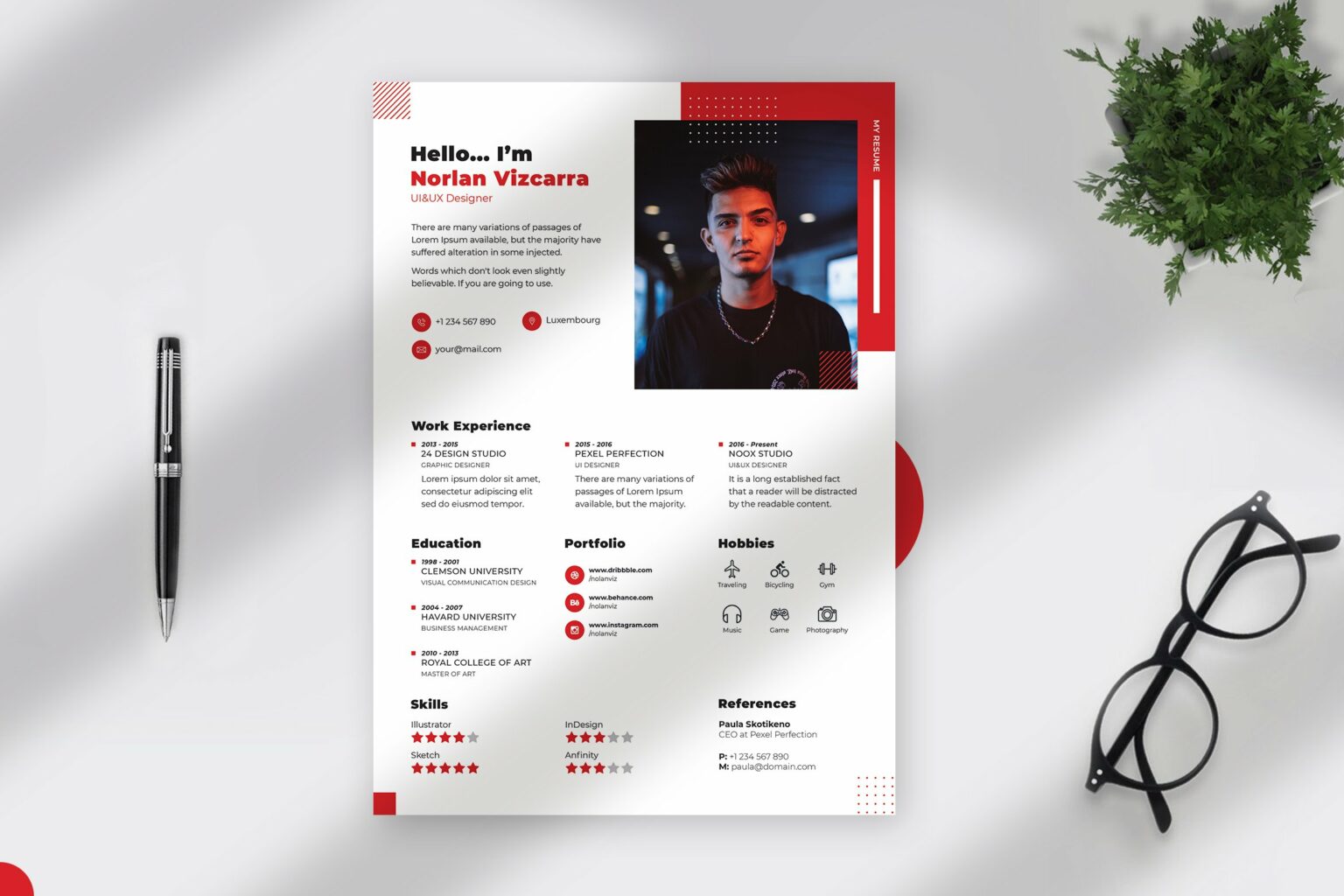 Creative Resume Curriculum Vitae CV – MasterBundles