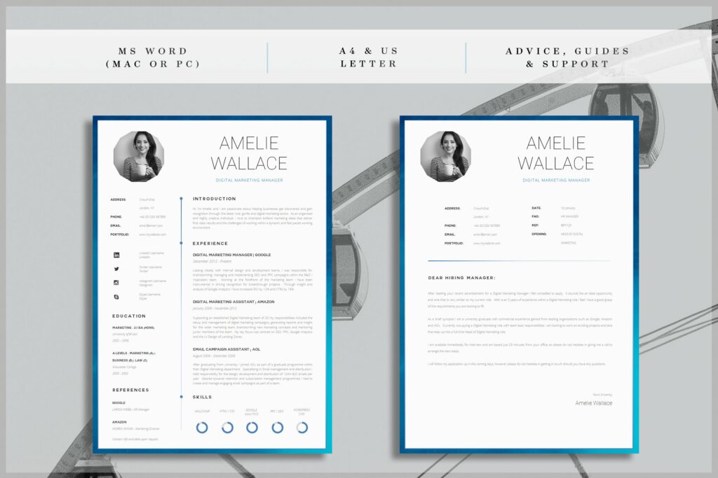 Resume Template | CV Template – MasterBundles