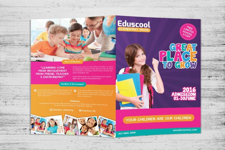 Elementary School Education Bi-Fold – MasterBundles