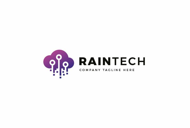 Rain Tech Logo – MasterBundles