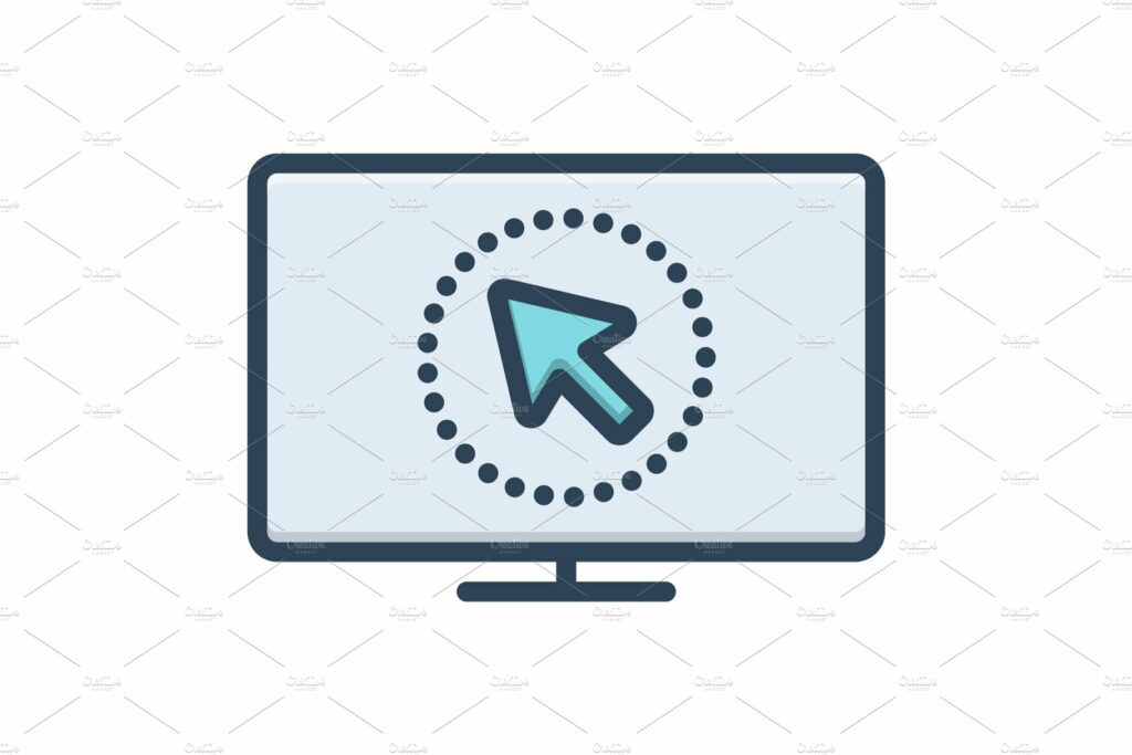 Cursor pointer color icon – MasterBundles