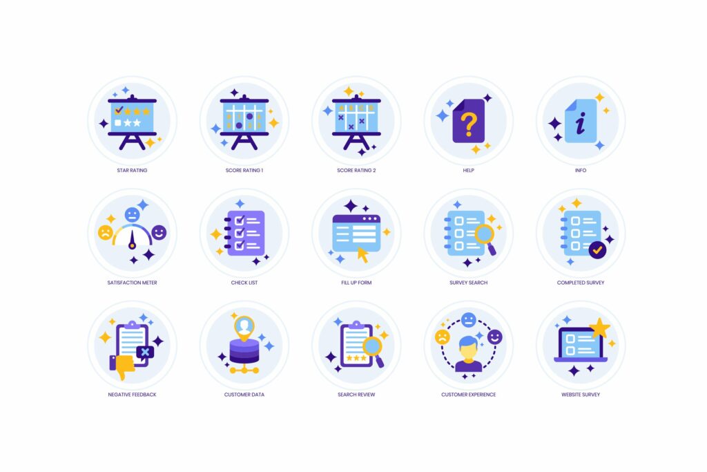 55 Customer Feedback Icons – MasterBundles