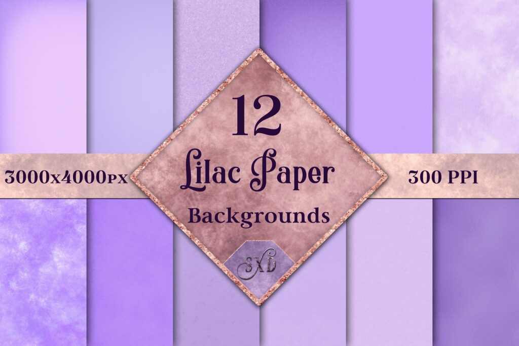 Lilac Paper Backgrounds – MasterBundles