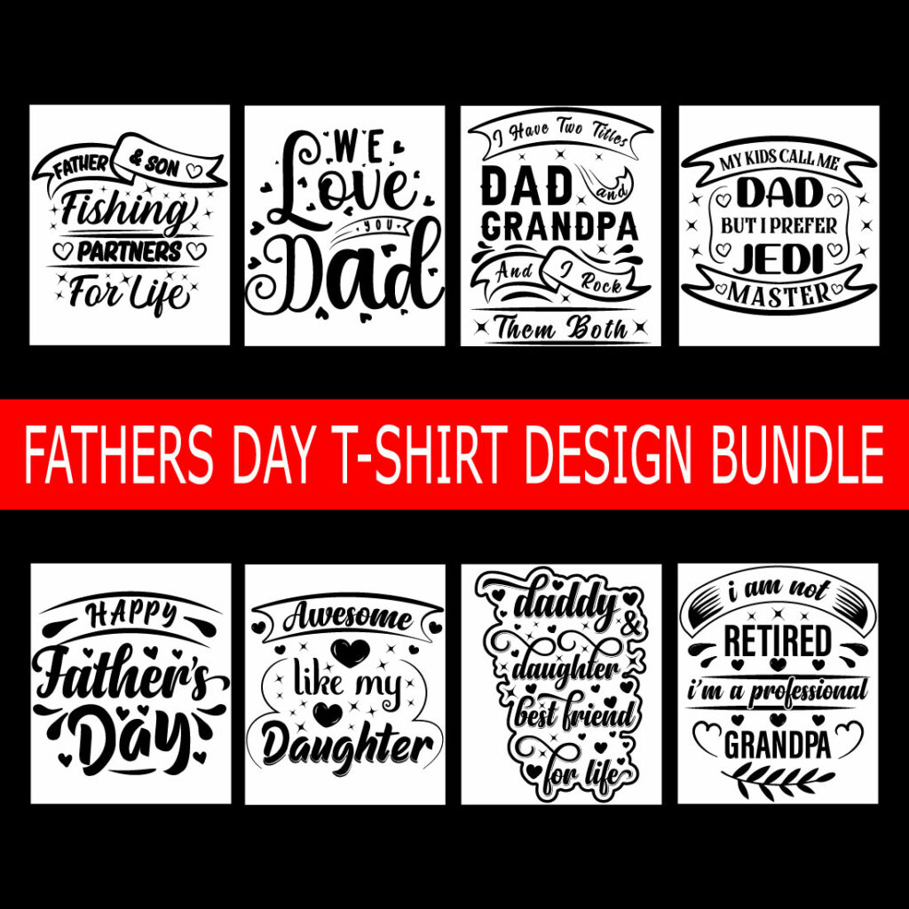 Father’s Day T-Shirt Design Bundle - MasterBundles