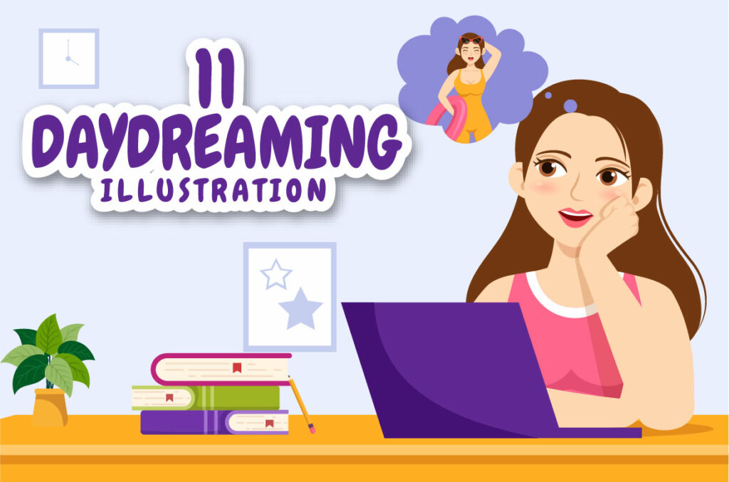 11 People Daydreaming Illustration - MasterBundles