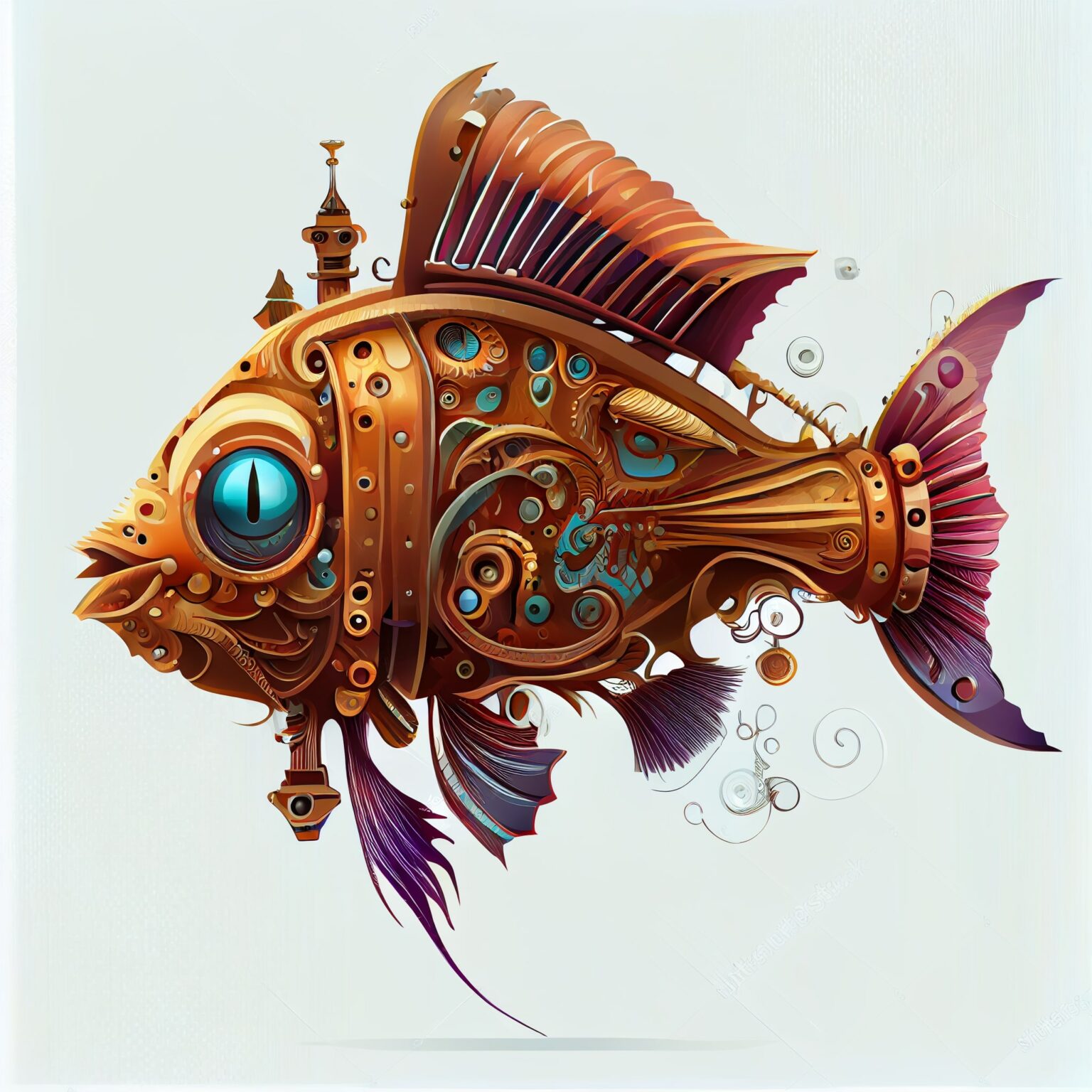 Steampunk Animals Midjourney Prompt - MasterBundles