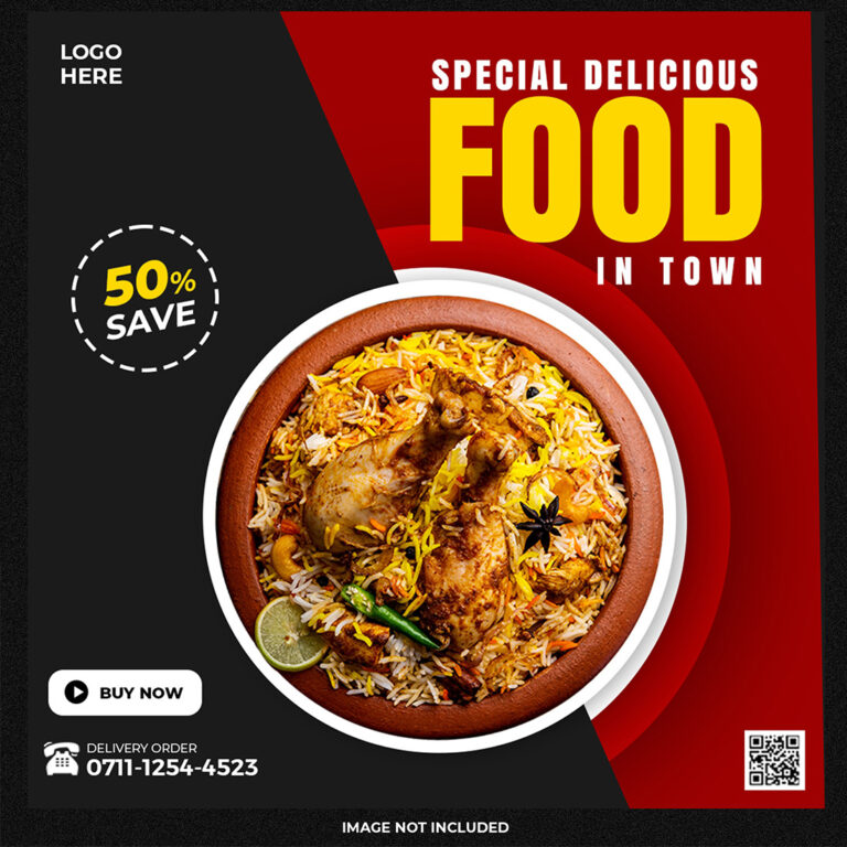 10 Food Menu Restaurant Delicious Banner Photoshop PSD - MasterBundles