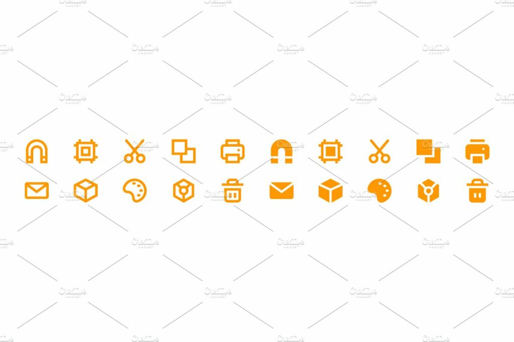 180 Material Design Icons – MasterBundles