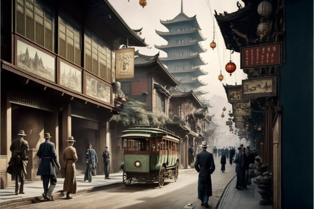 Old Century Cities Midjourney Prompt - MasterBundles