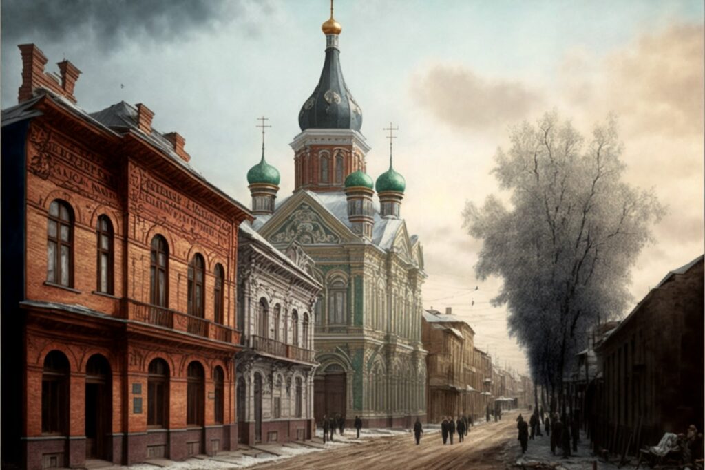 Old Century Cities Midjourney Prompt - MasterBundles