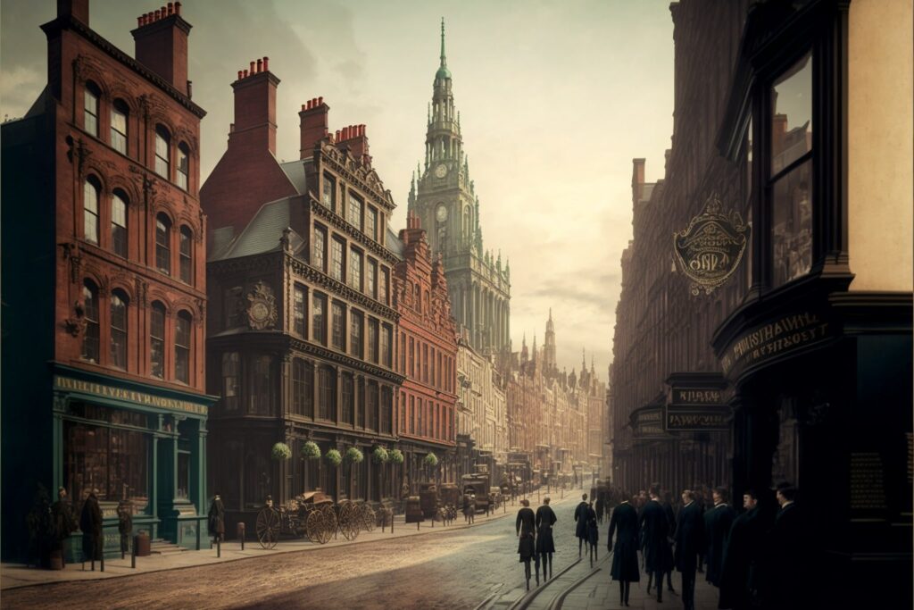 Old Century Cities Midjourney Prompt - MasterBundles