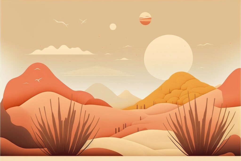 Minimalist Nature Midjourney Prompt - MasterBundles