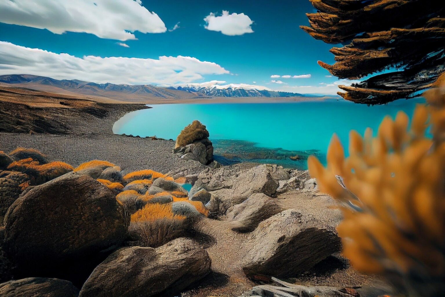 Realistic Landscape Nature Photography Midjourney Prompt - MasterBundles