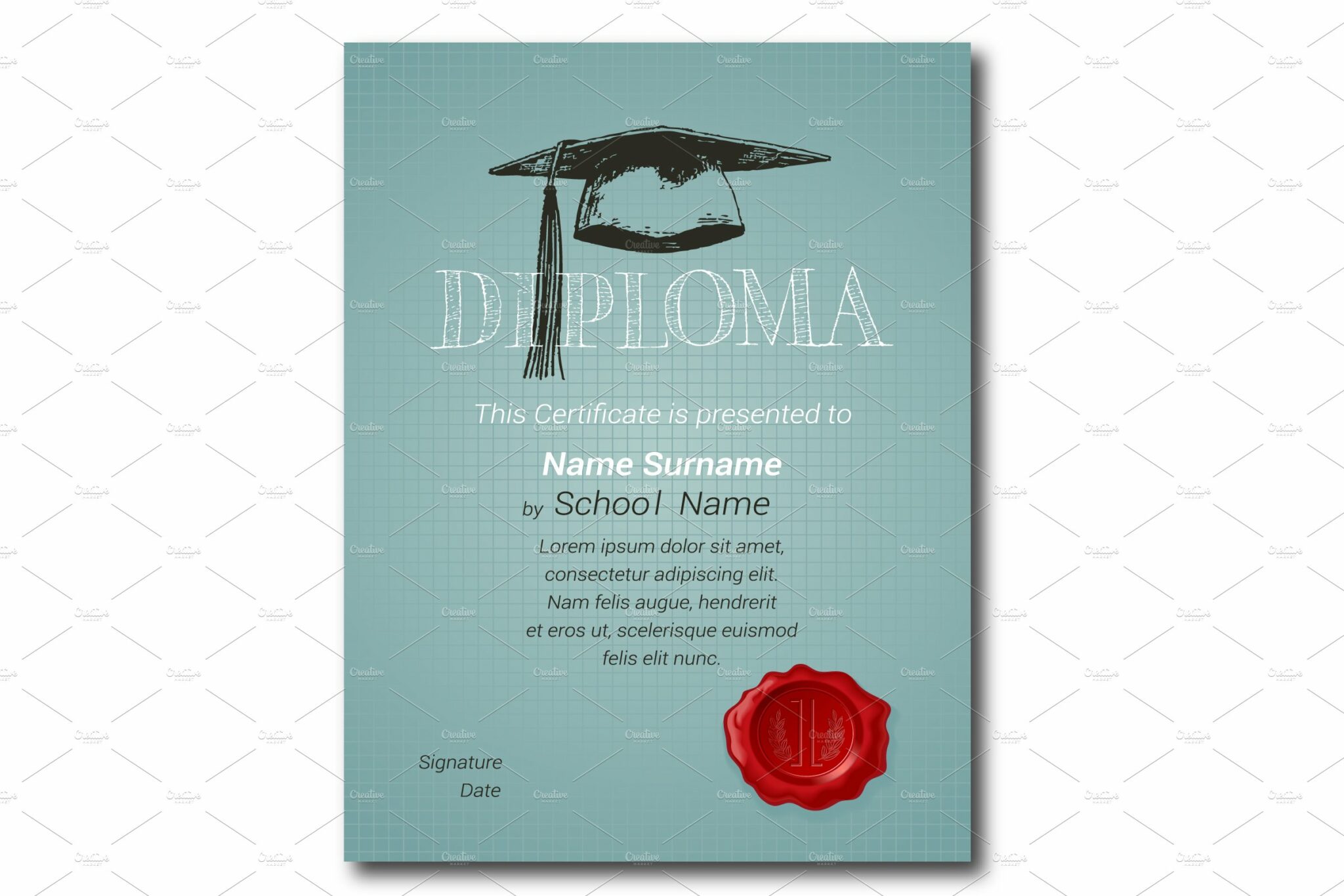 Certificate, diploma for kids vector – MasterBundles