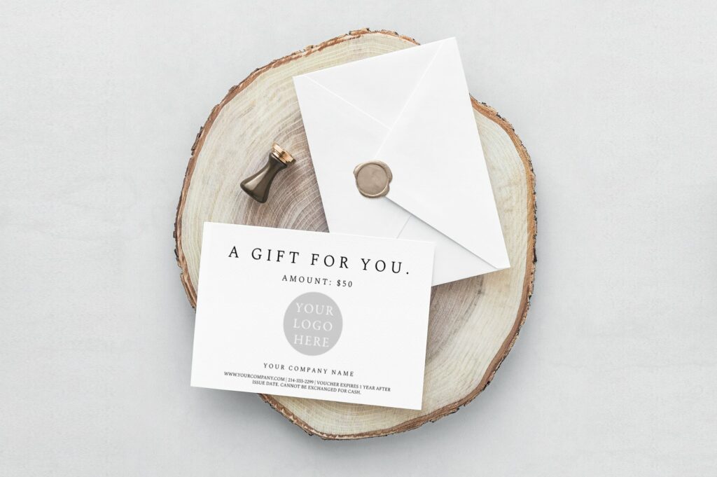 Gift Certificate Template with Logo – MasterBundles