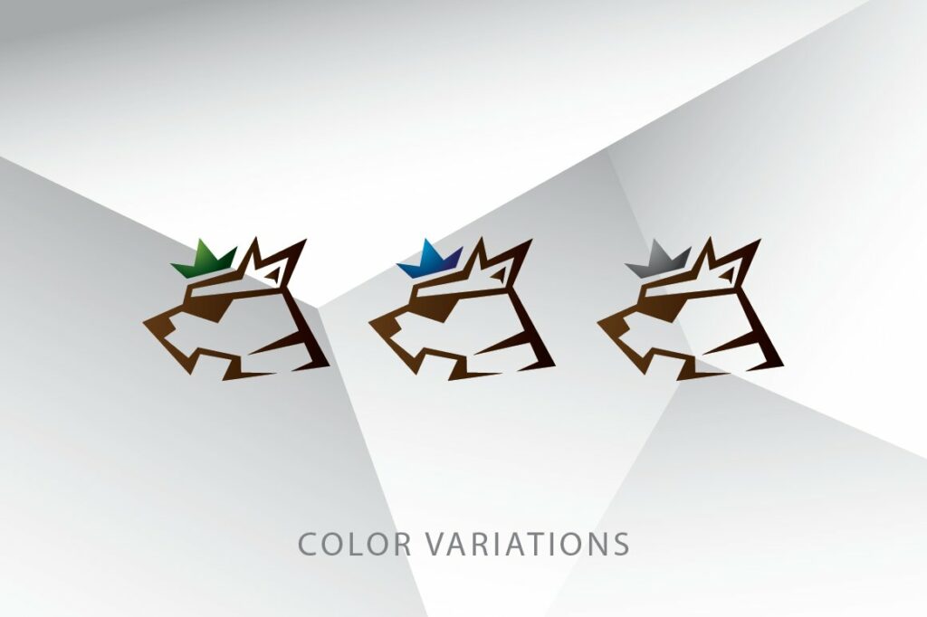 Dog King Logo Template – MasterBundles